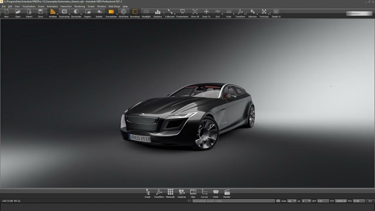 VRED Python Tutorial 1: Introduction to the VRED Python interface