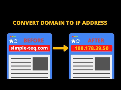 How to Convert Domain into an IP Address