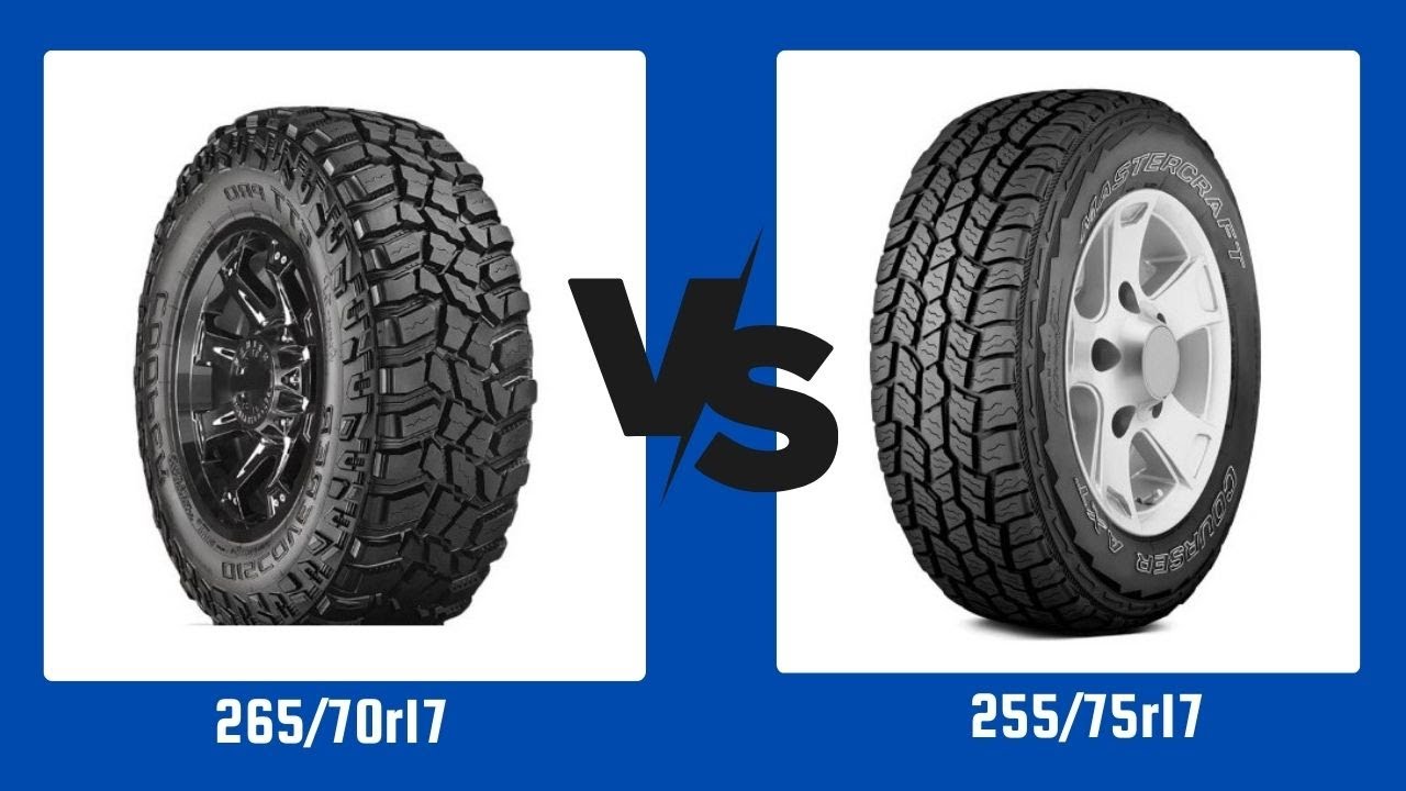 Tire Size 265/70r17 vs 255/75r17