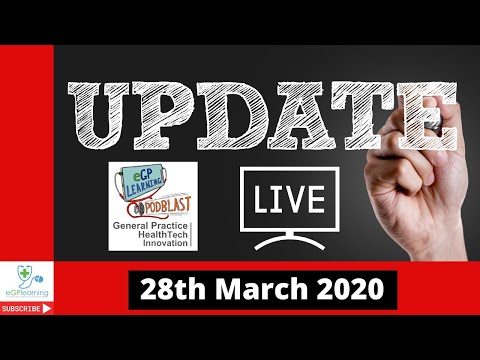 Digital Primary Care update 28.3.20