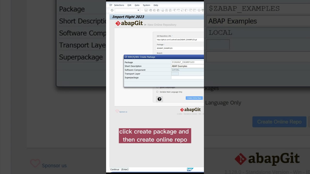 ABAP Tutorial: Installing a GitHub Project with abapGit 💻 #GitHub #abapGit