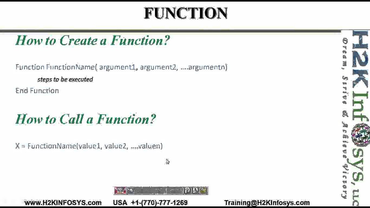 QTP how to write vb functions vb script,QTP automation testing, QTP VB Script, QTP Video Tutorials