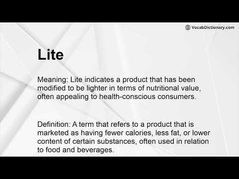 Lite Meaning