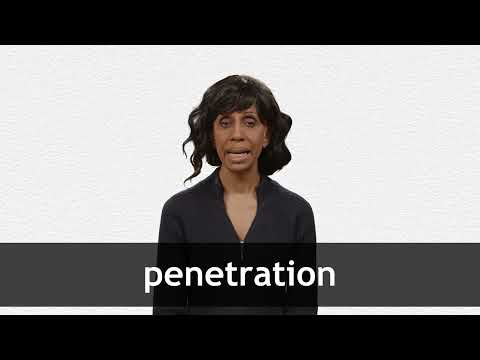 PENETRATION 释义 | 柯林斯英语词典