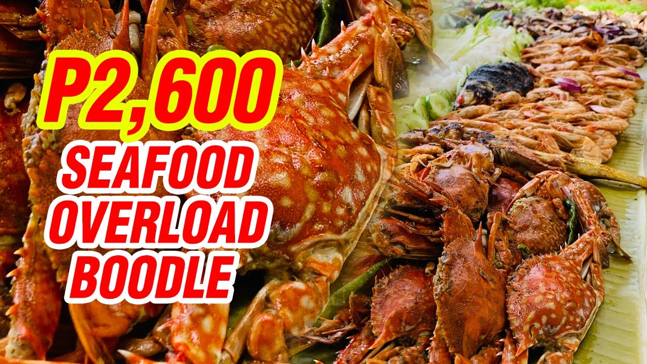 Seafood Overload Boodle Fight