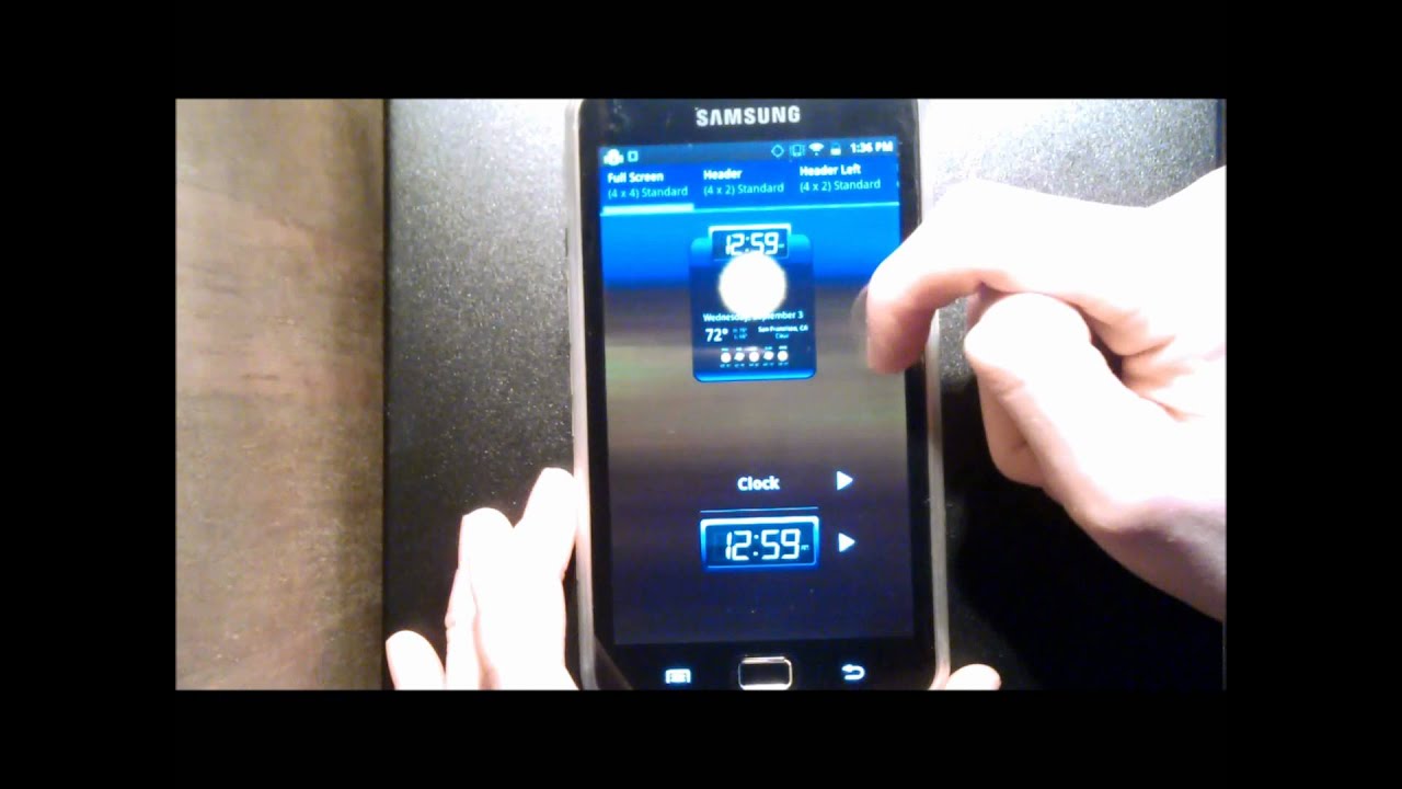 HD Widgets Android / Gingerbread Review