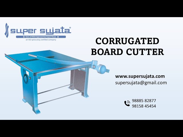 Board Cutting Machine - Super Sujata Board Cutting Machine Manufacturer ...
