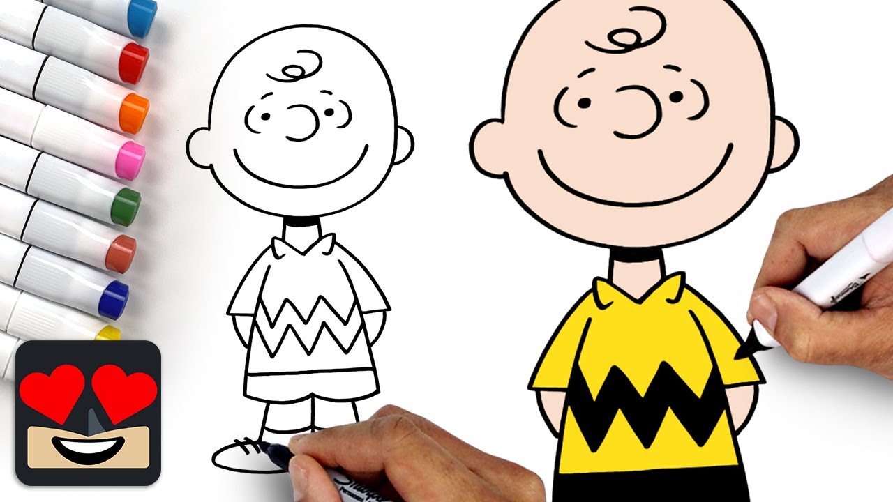 How To Draw Charlie Brown EASY