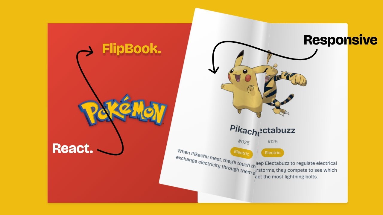 Responsive Flip Book Effect Using React! ✨