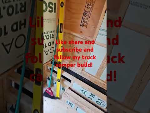 Truck camper build i start the inside🏕