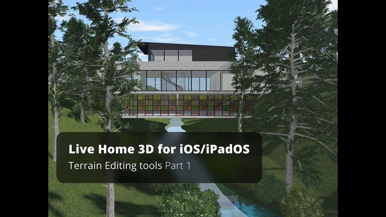 Terrain Editing Tools Part 1 - Live Home 3D for iOS/iPadOS Tutorial