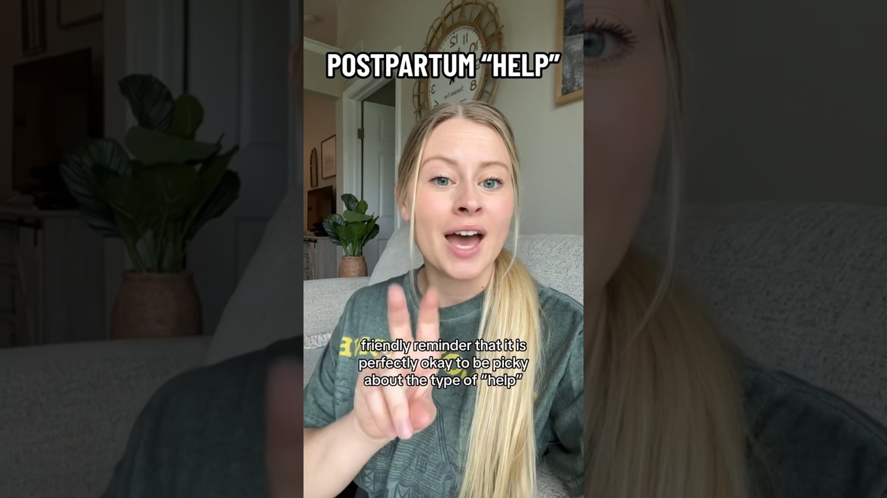 Not all “help” postpartum is actually helpful! #postpartum #shorts #boundaries #newborn