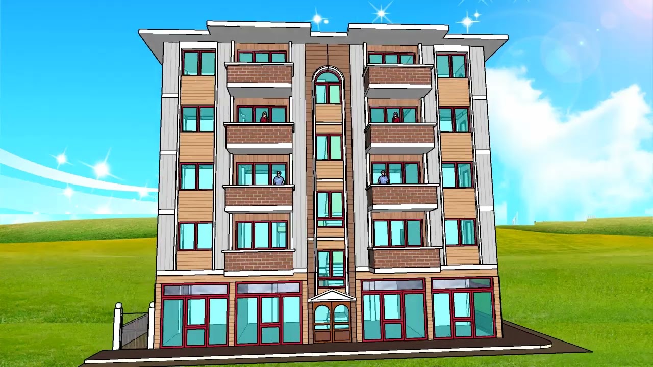 B-747 Video #apartment plan #building floor plans