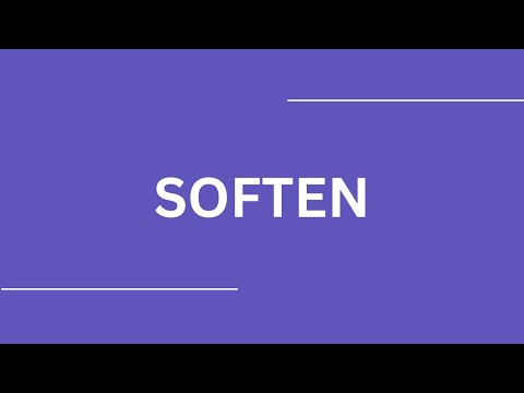 How To Pronounce SOFTEN