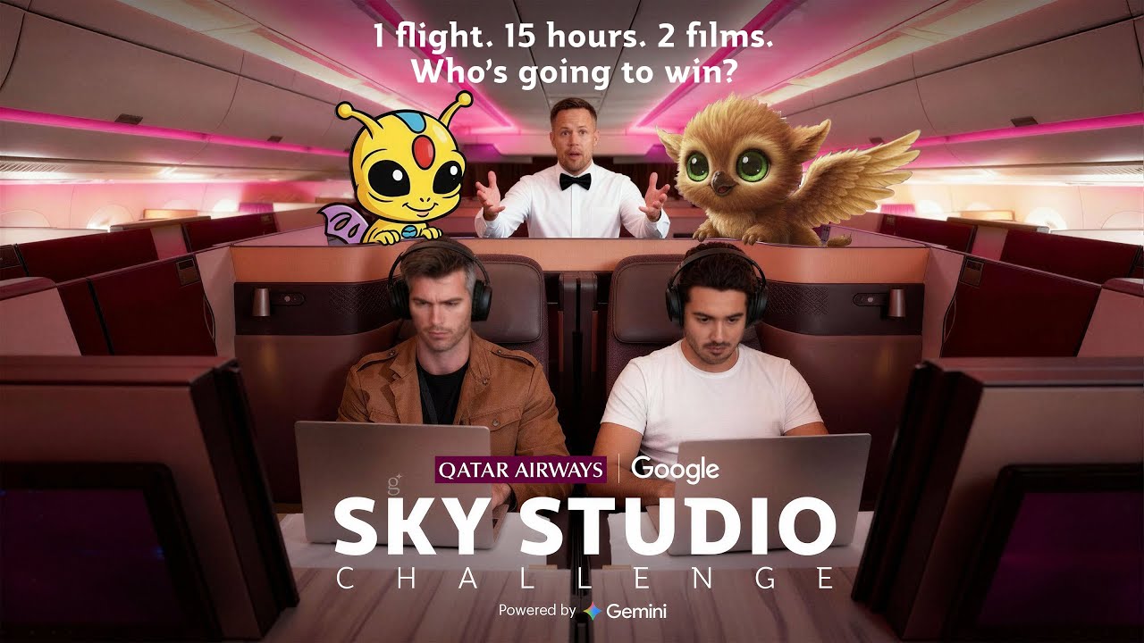 Sky Studio Challenge - Can we create 2 full ads in a single flight using Starlink and Google AI?