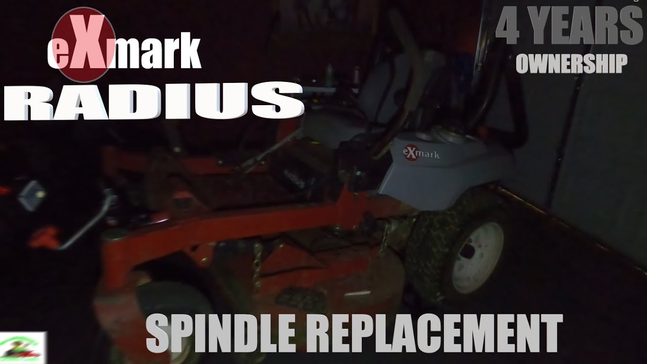 EXMARK RADIUS SPINDLE REPLACEMENT