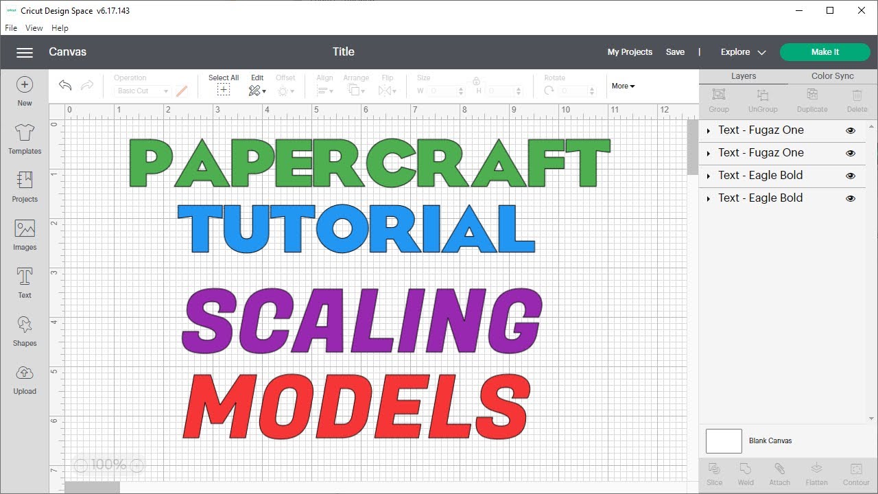 Papercraft Tutorial - Scaling Models