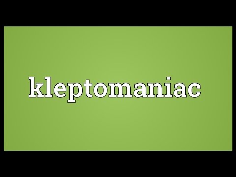 Kleptomaniac Meaning