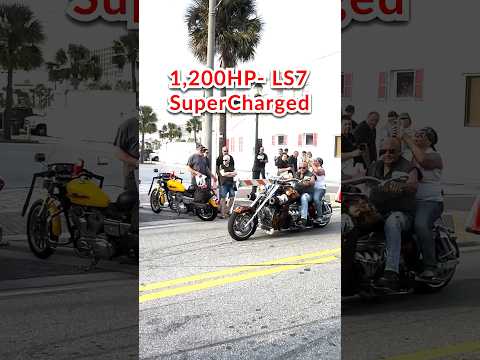 1,200 Horsepower Supercharged Boss Hoss #bosshoss #ls #shorts #supercharged #motorcycle #v8 #bike