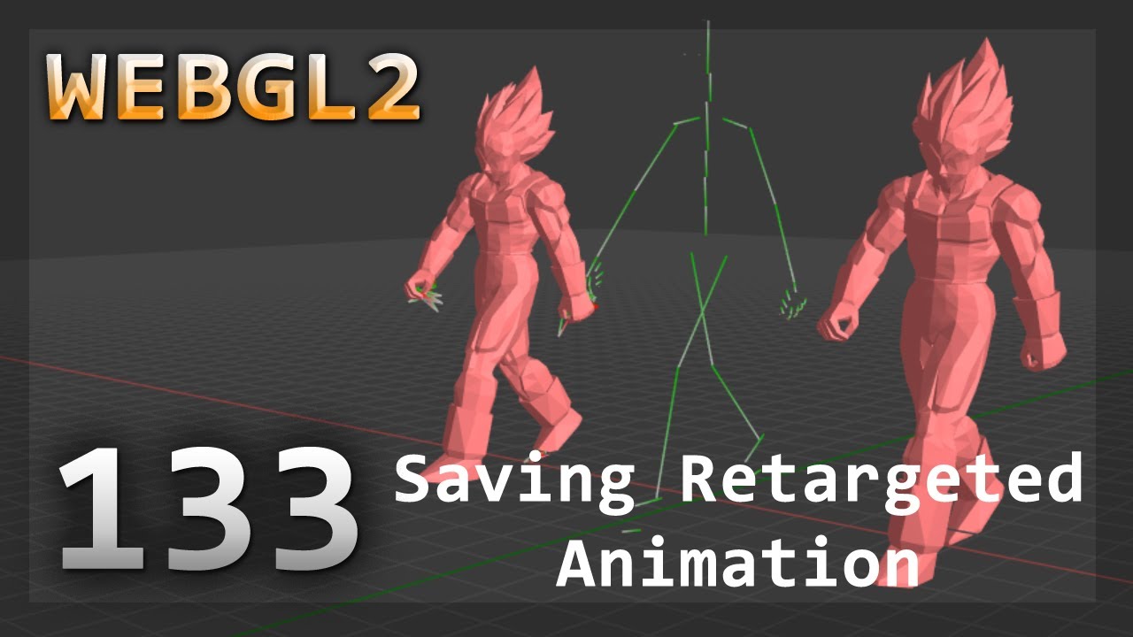 WebGL2 : 133 : Saving Retargeted Animation
