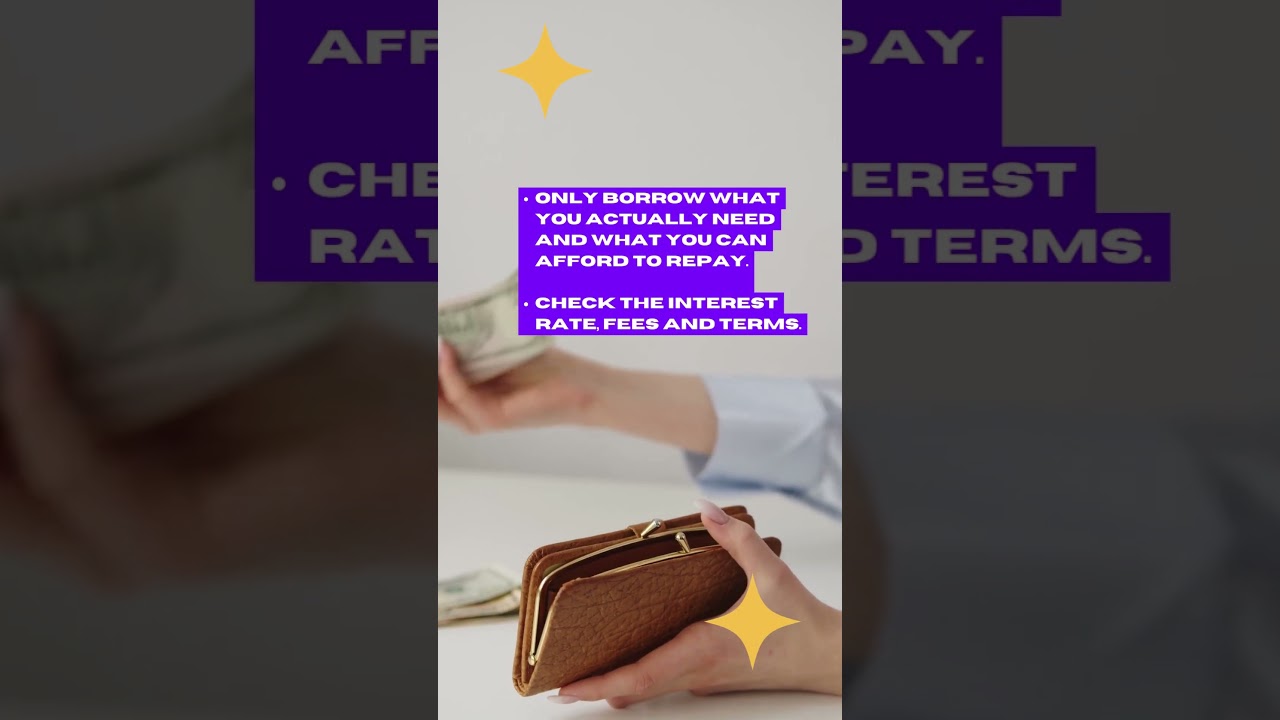 Checklists before taking out a loan