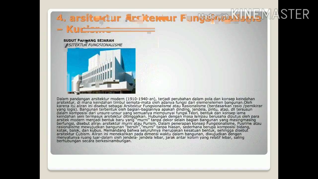 perkembangan arsitektur II (PRA-MODERN - POST MODERNISME )NUR IFFAH KHAIR F22118157