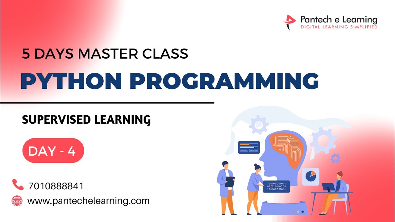 [DAY 4] SUPERVISED LEARNING| #pantechelearning #masterclass #python