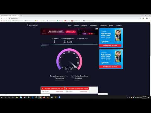 World Fastest Internet Upload Speed Test By Ookla Tutorial....