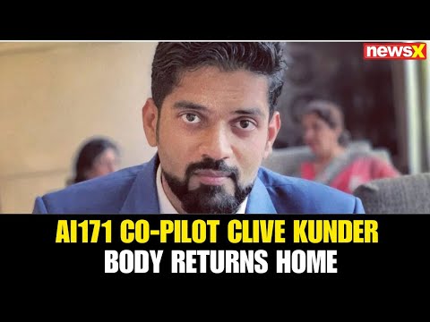 Air India Crash: Mortal Remains of AI171 Co-Pilot Clive Kunder Brought Home to Mumbai After Crash