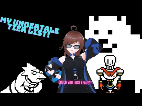 My not so good Undertale Character Tier List