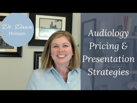 Audiology Pricing and Presentation Strategies