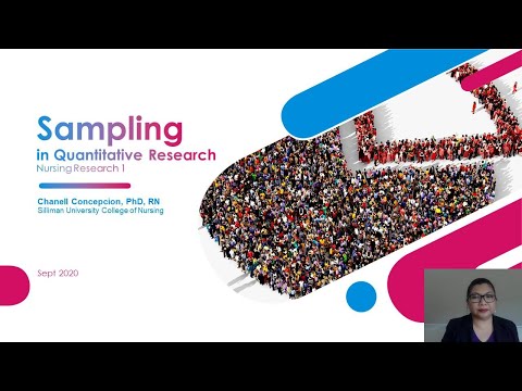 Sampling in Quantitative Research (Nursing Research 1)
