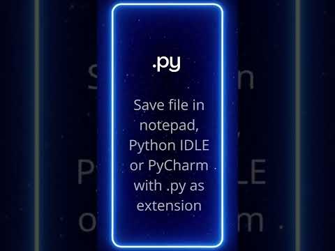 What is Filename extension of python file?
