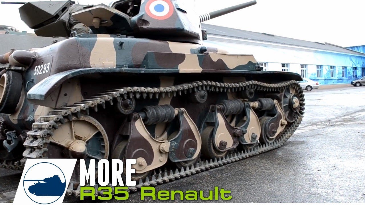 Re-Up! R35 Renault - Panzerkampfwagen 35R 731 Walkaround Musee Des Blindes.