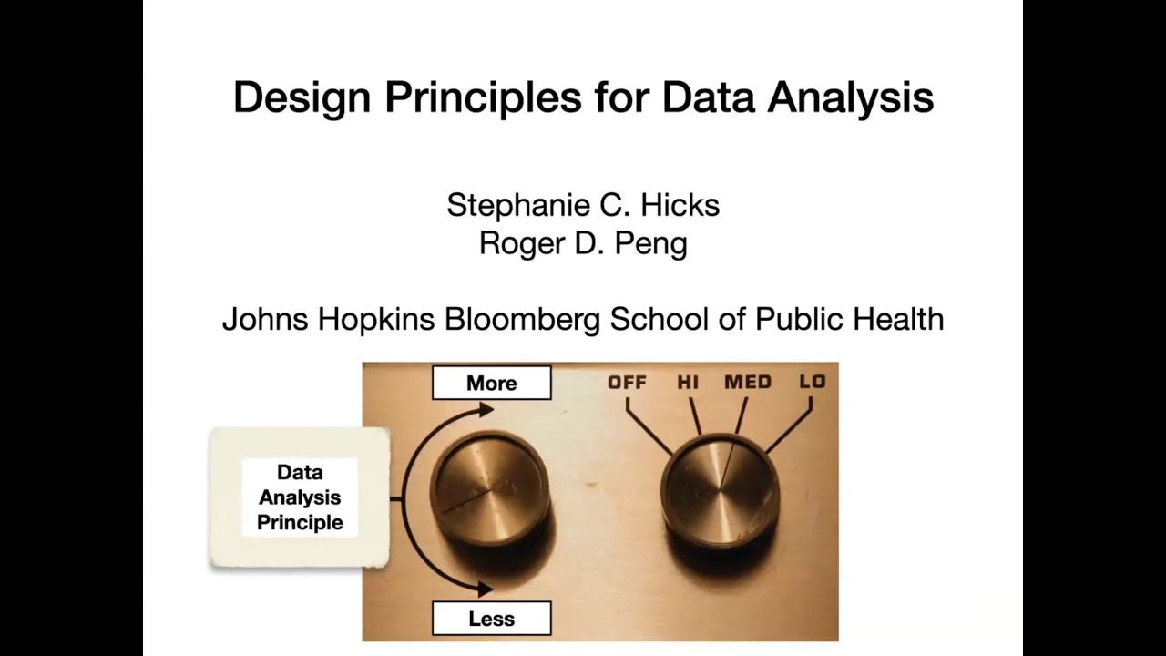 Design Principles for Data Analysis — Stephanie Hicks — R-Ladies East Lansing (English)