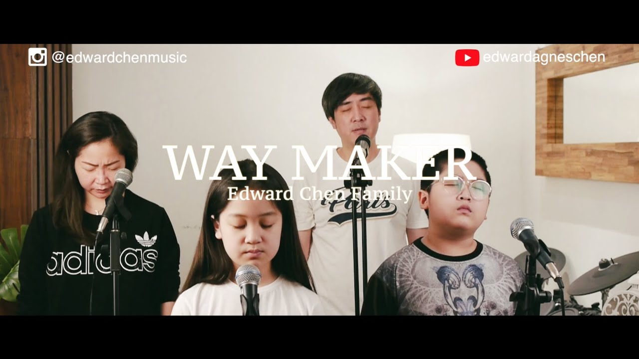 Way Maker - Edward Chen Family from Indonesia ( Worship from Home ) Family Worship