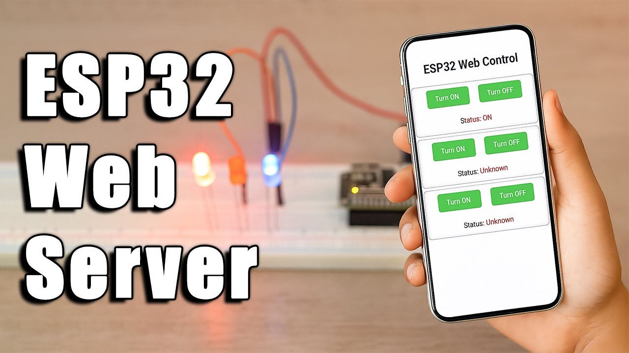 ESP32 Web Server | Control Home Devices via WiFi
