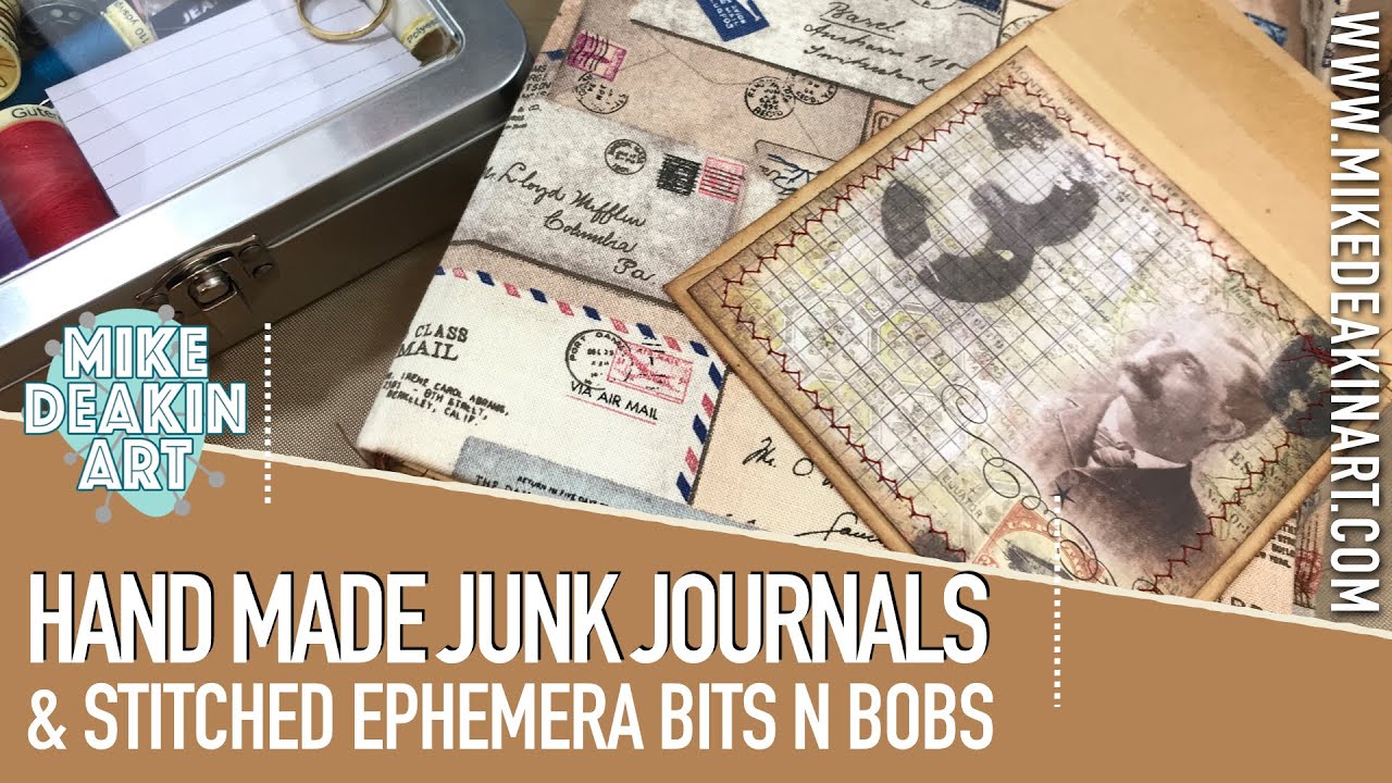 Handmade Junk Journals & Stitched Ephemera Bits