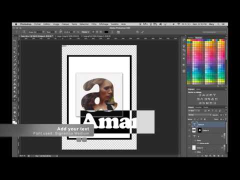 Photoshop Tutorial: Fandom Alphabet