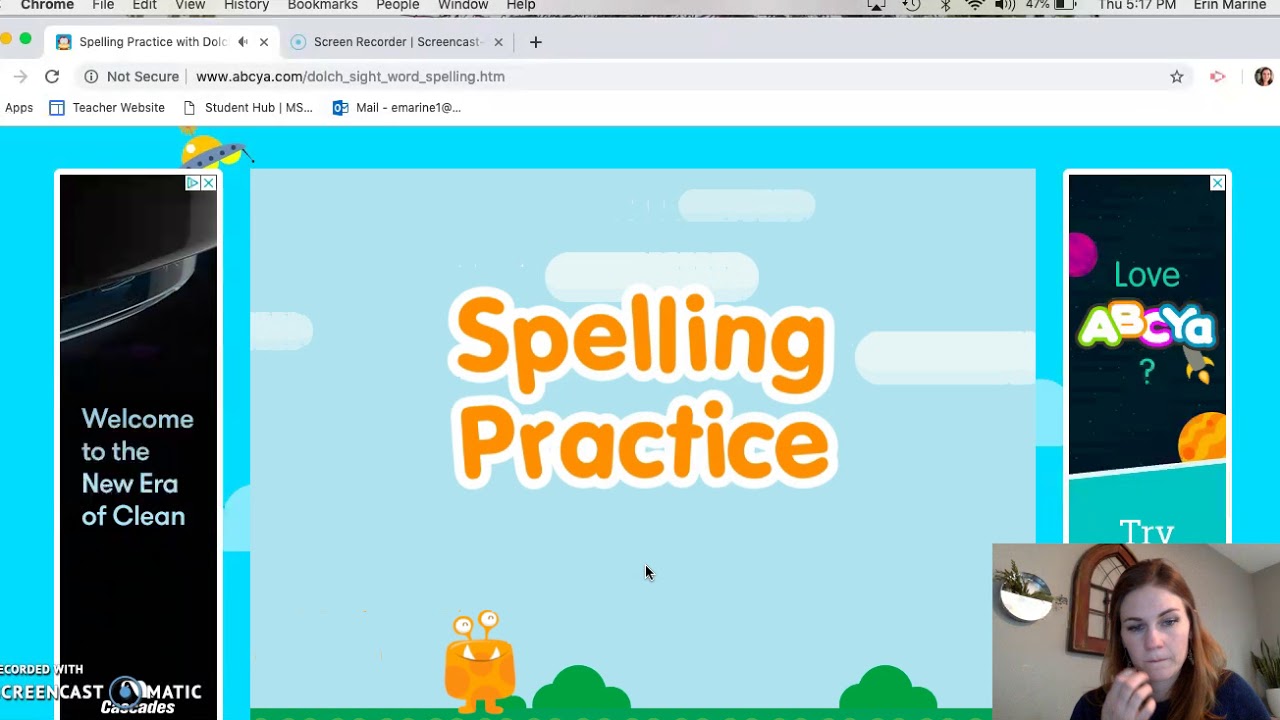 ABCYA.com tutorial for 2nd Grade Workshop
