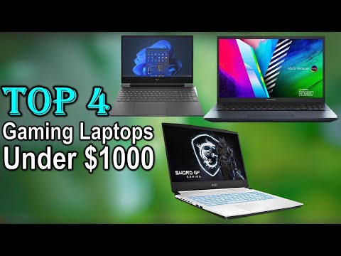 ✅Top 4 BEST Gaming Laptops Under $1000 (2023)
