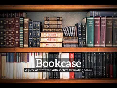 What is Bookcase? | How to Say Bookcase in English? | How Does Bookcase Look?
