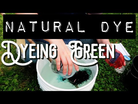 Natural Dye: Dyeing Green | Barrows & Wights