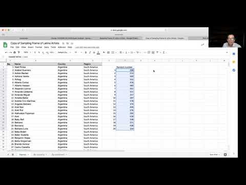 Generating Random Numbers on Google sheets