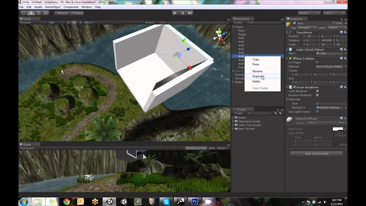 Unity Basics - Primitives, Prefabs, and Materials