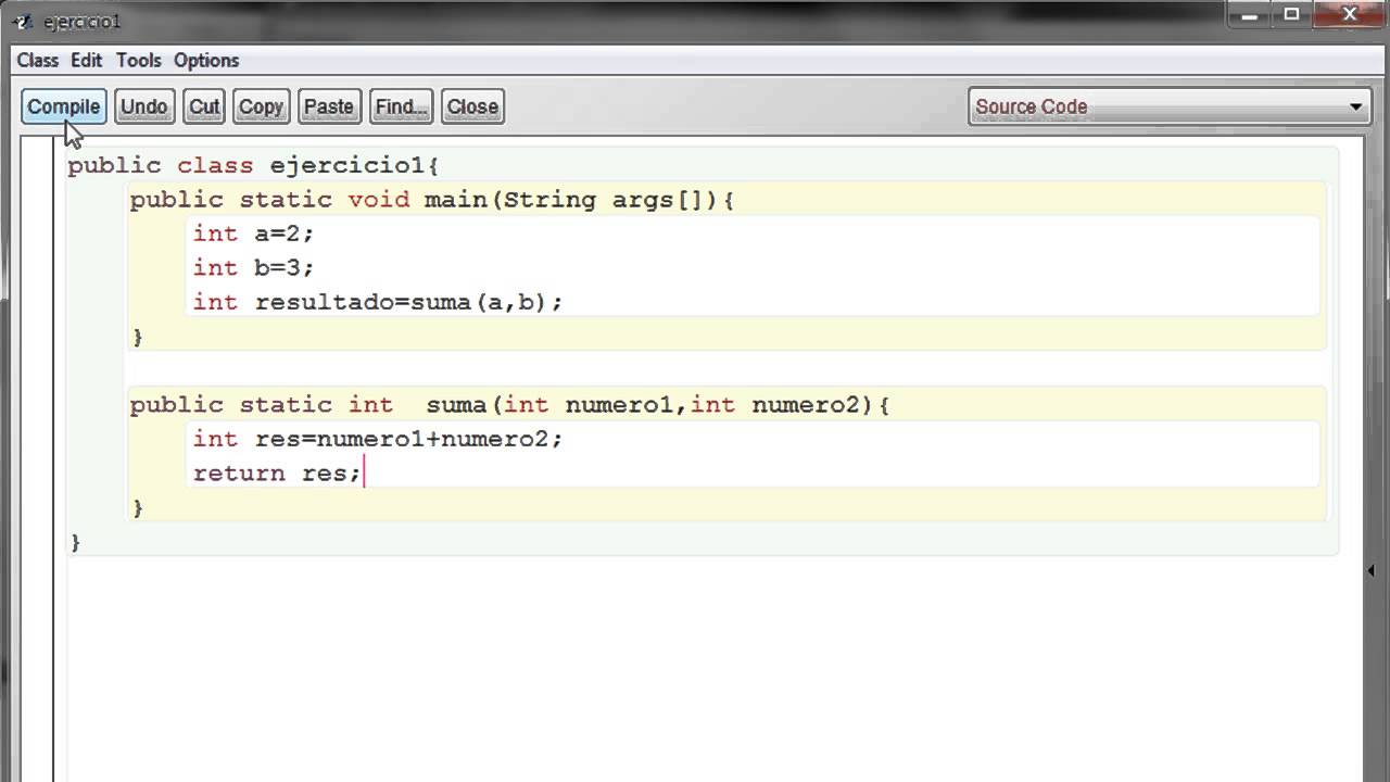 Video Tutorial Java - Funciones y Metodos