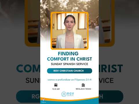Finding Comfort in Christ | Spanish Sunday Invite 🌟🙏 Spanish Version