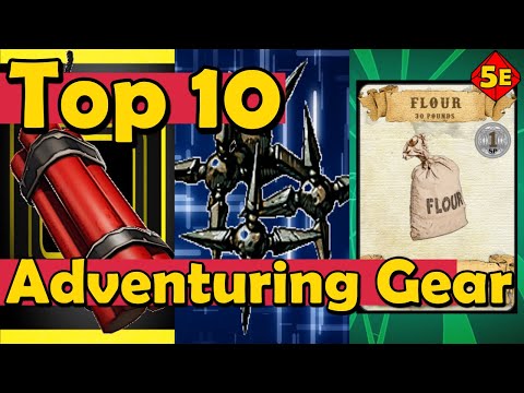 Top 10 Adventuring Gear AKA Non Magic Items in DnD 5E