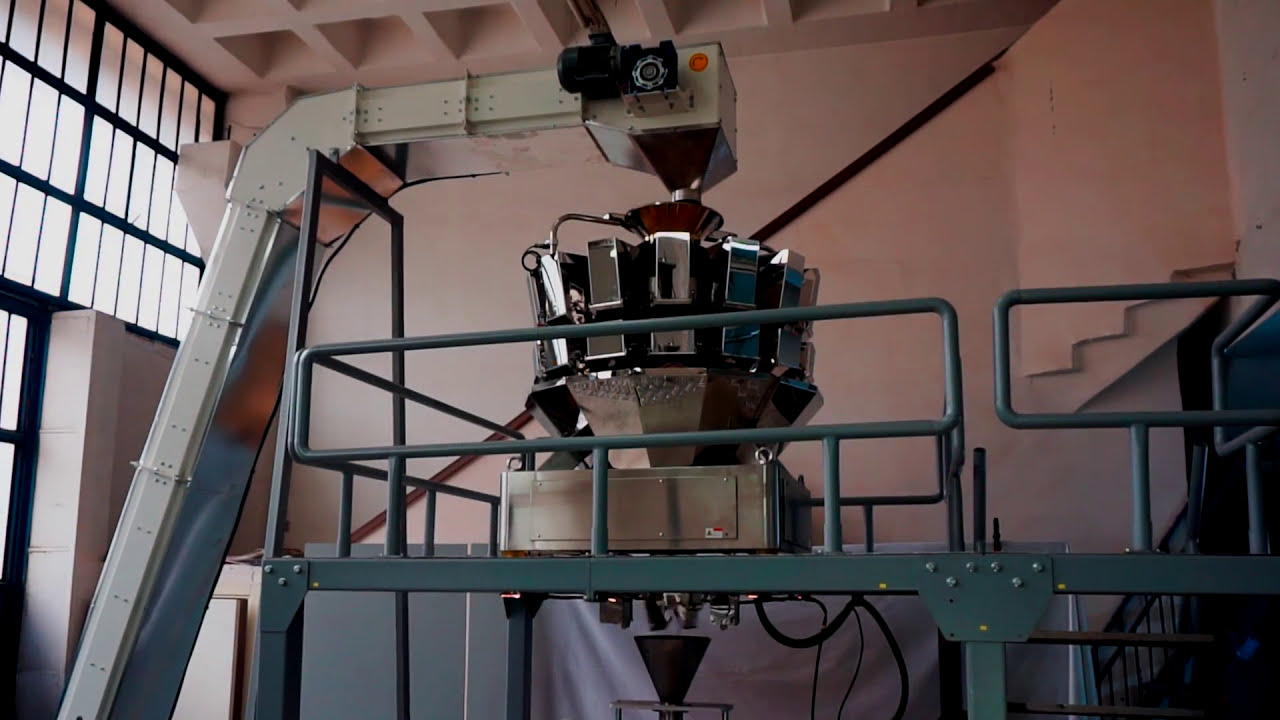 VFFS Packaging Machine with 14-Head Multihead Weigher
