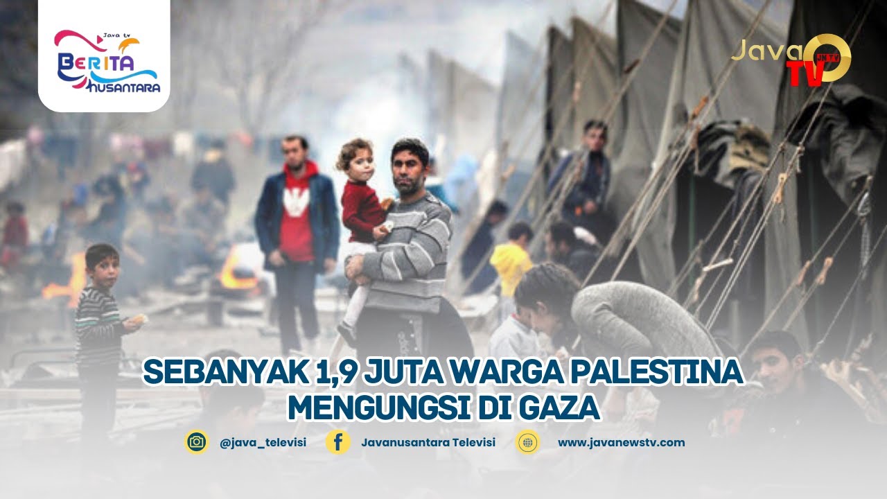 Krisis Kemanusiaan di Gaza: 1,9 Juta Warga Palestina Mengungsi - Java ...